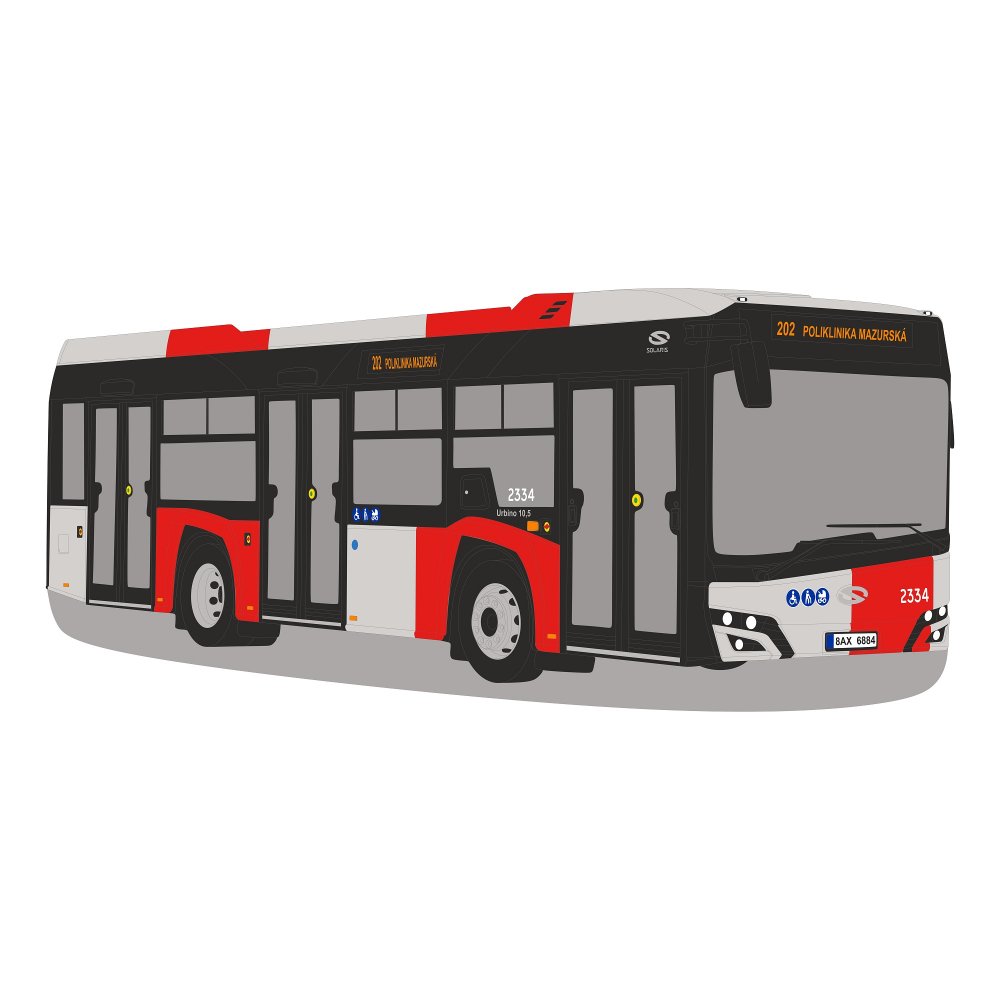 Graphic - Solaris Urbino 10.5 IV - new PID painting :: www.dopravnispony.cz